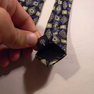 Shore & Singer | Accessories | Shore Singer 0 Silk Bluegreenyellow Tie ...